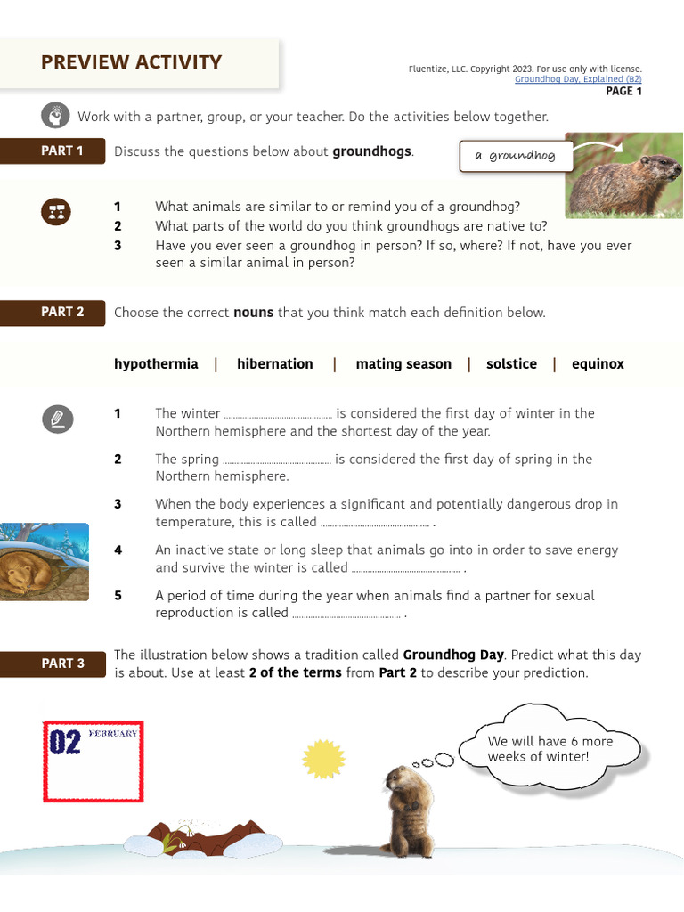 Groundhogdayexplained Lessonplan | PDF