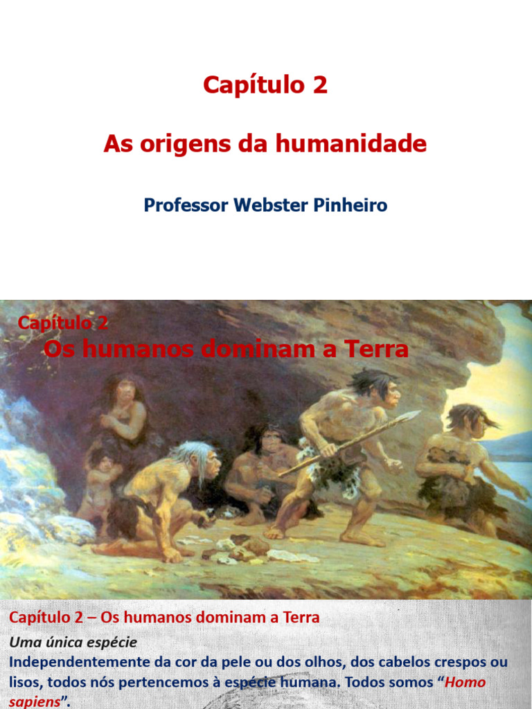 Cap. 1 - Os Humanos Dominam a Terra - 1ª Série | PDF | Homo | Humano