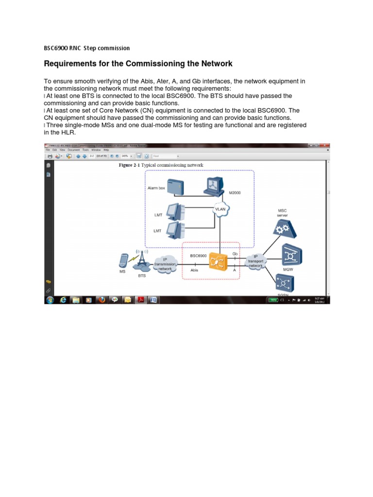 BSC6900 RNC Step Commission | PDF | Computer Network | Operating System
