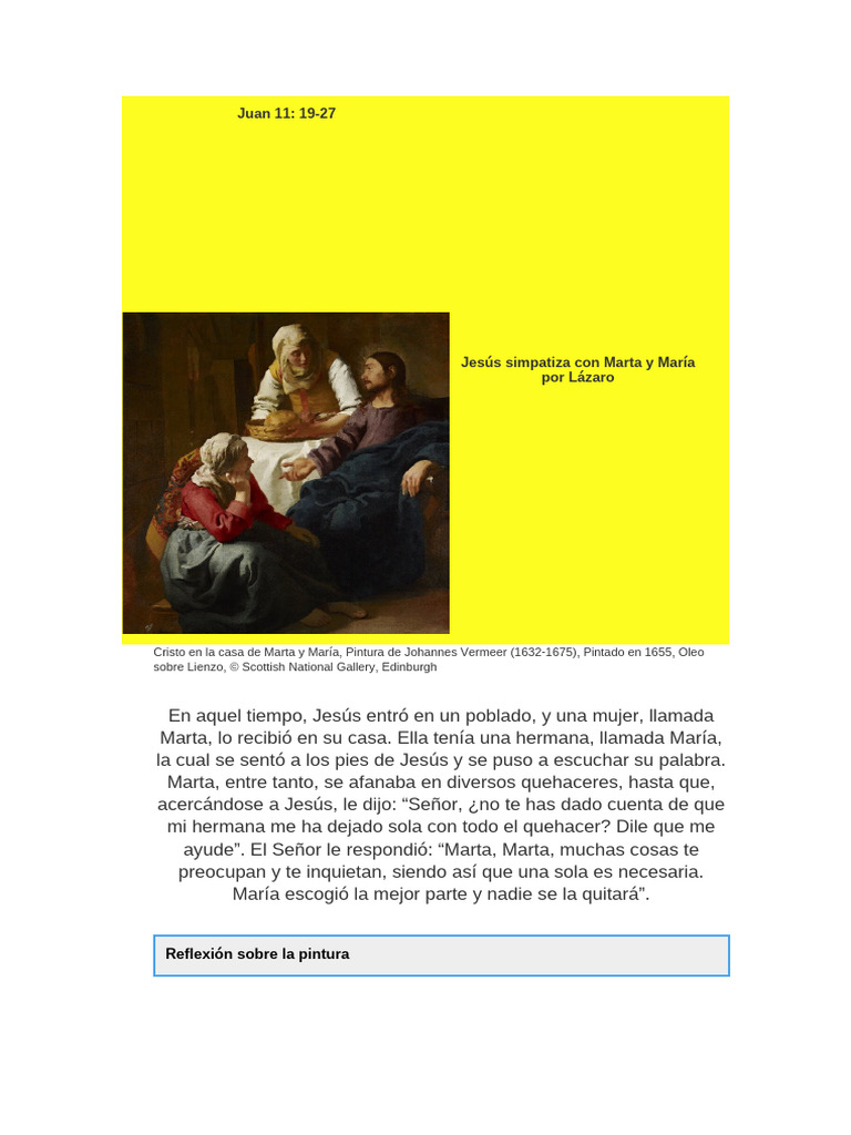 4. Marta y María Con Jesús | PDF