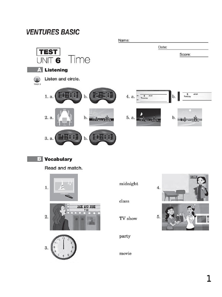 Basic - Unit Test - 6&7 | PDF