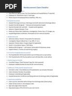 FHPL Reimbursement Claim Guidelines | PDF