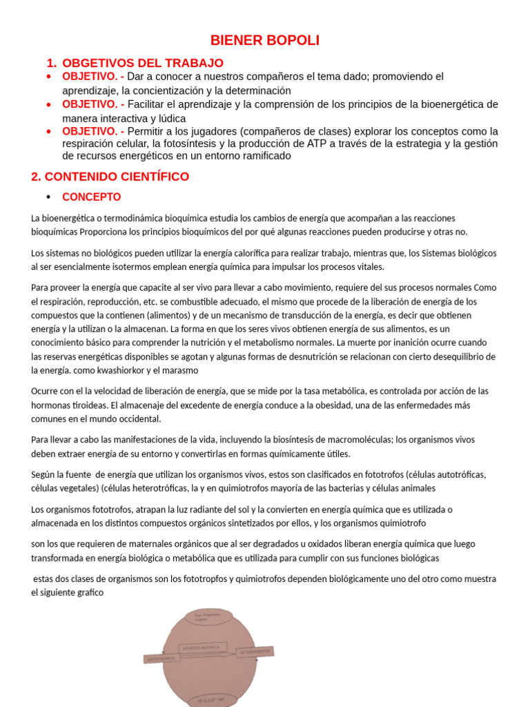 BIENER BOPOLI | PDF | Trifosfato de adenosina | Fosforilación