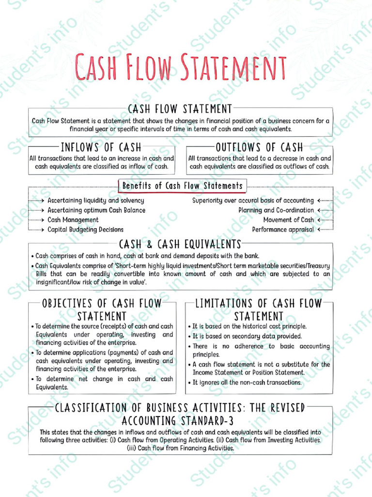 Cash Flow Statement | PDF