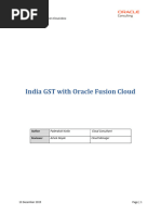 Oracle Fusion Tax Implementation Guide | PDF | Taxes | Government Finances