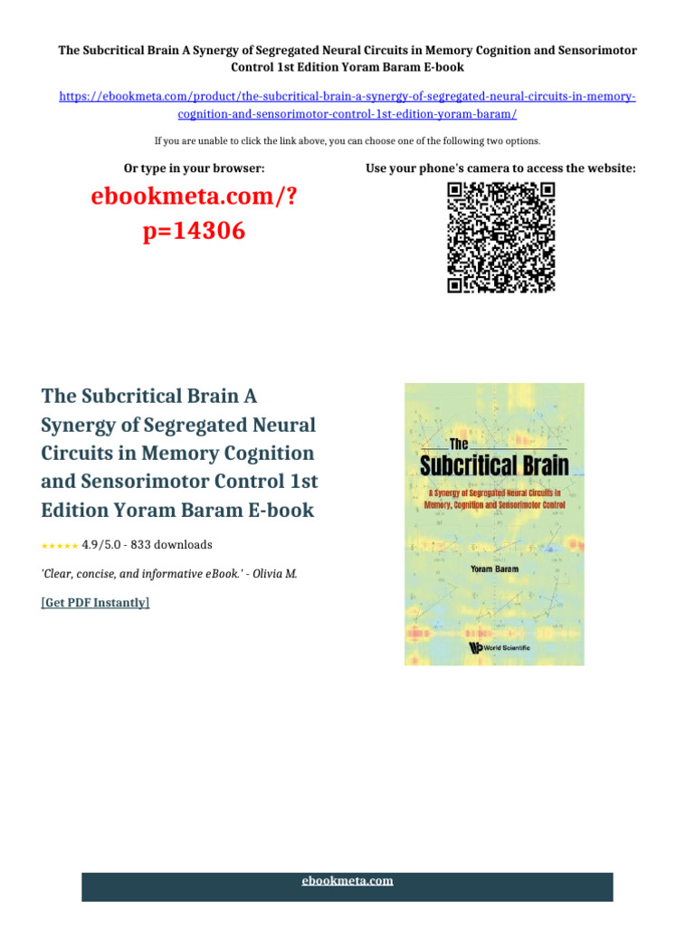 The Subcritical Brain A Synergy of Segregated Neural Circuits in Memory ...
