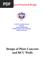 Reinforced Concrete Wall Design Guide | PDF | Bending | Concrete