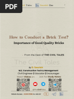 Brick Testing Procedures as per IS Code | PDF
