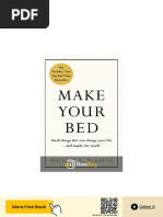 Make Your Bed: Lessons from Admiral McRaven | PDF