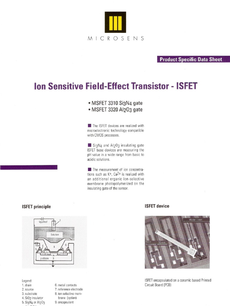 MSFET Datasheet | PDF | Field Effect Transistor | Ph