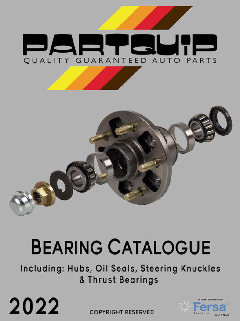 Partquip Bearing Catalogue | PDF