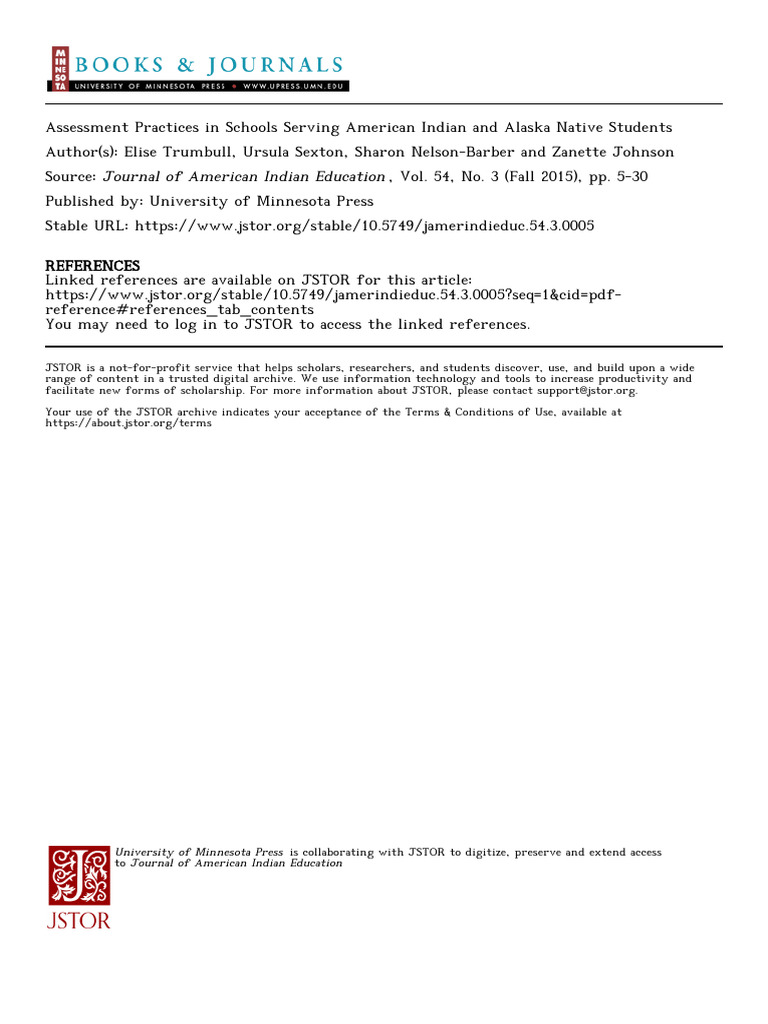 Assessment Practices in Schools Serving American Indian and Alaska ...
