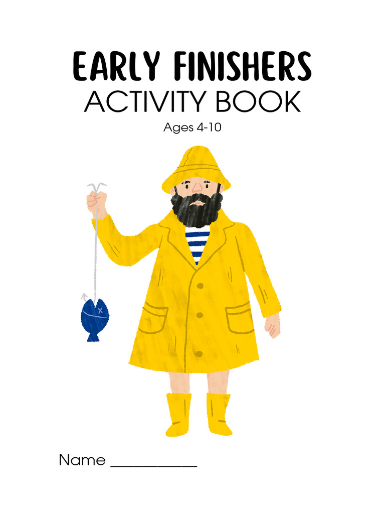 Early Finishers Activity Book For Kids | PDF | Shape | Butterfly