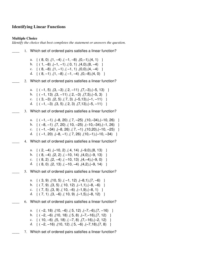 Identifying Linear Functions | PDF | Representation Theory | Algebraic ...