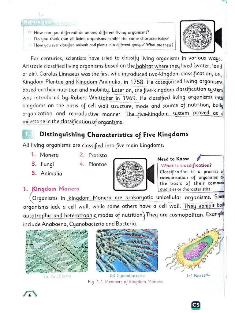 5th Science Chapter 1 | PDF