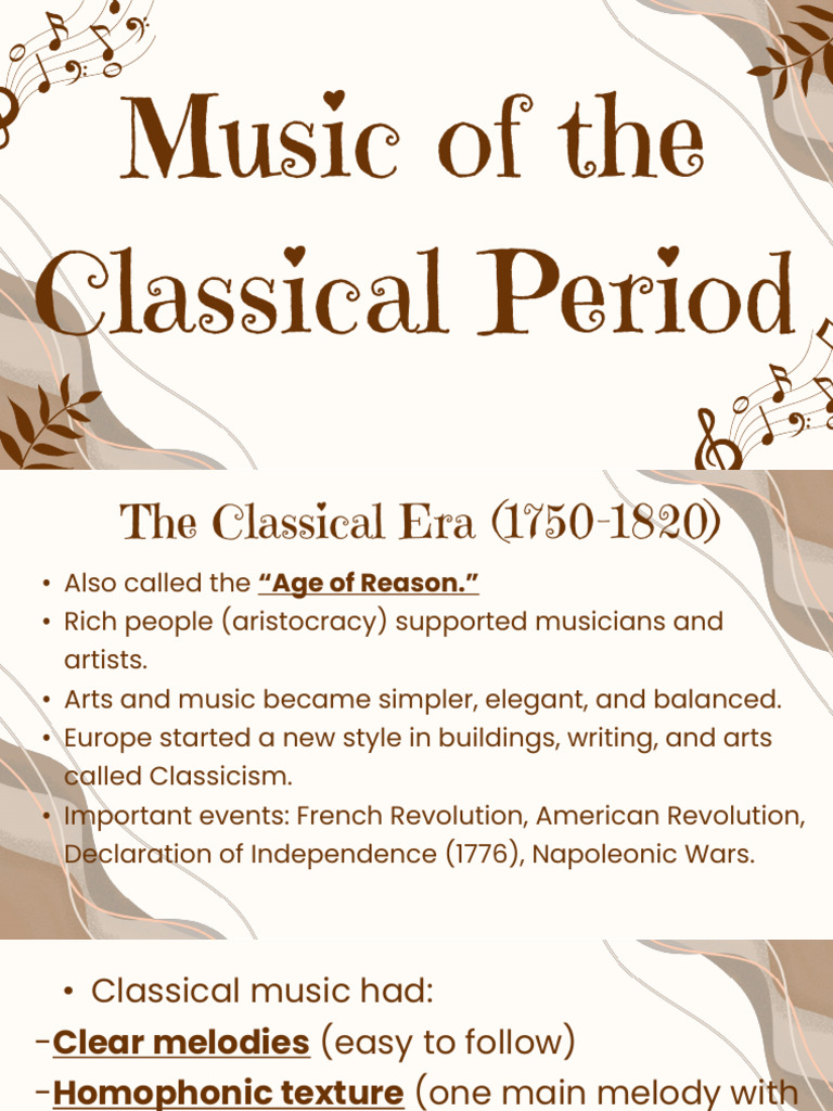 The Classical Era Introduction | PDF