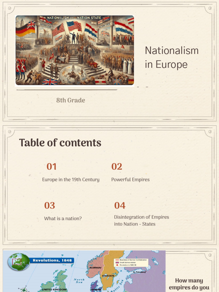 Rise of Nationalism in Europe - PPTX 2 | PDF | Nationalism | Nation
