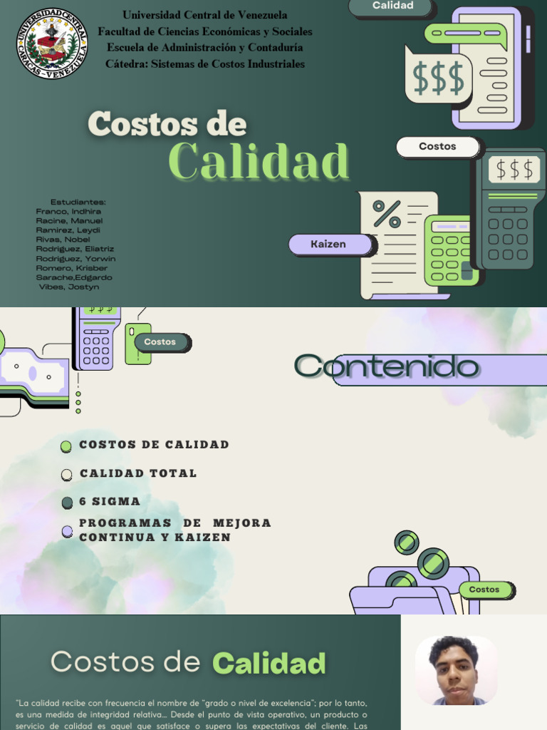 Presentación Costos de Calidad 20260206 151033 0000 | PDF | Calidad ...