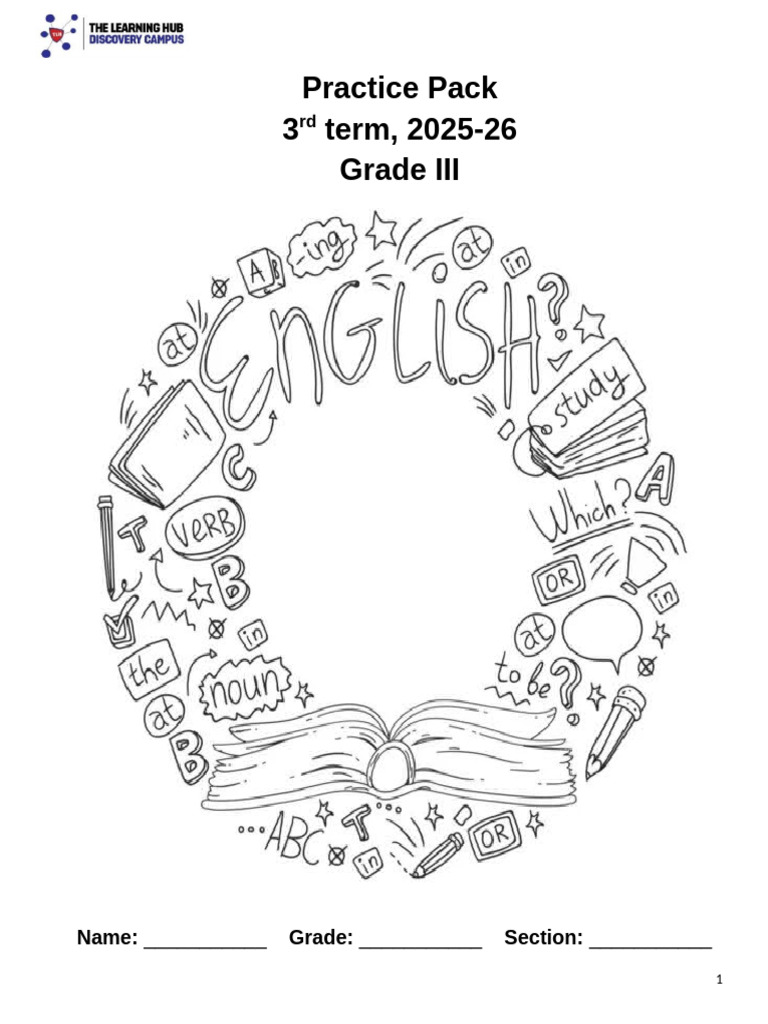 Practice Pack Grade III English | PDF | Pizza | Honey Bee