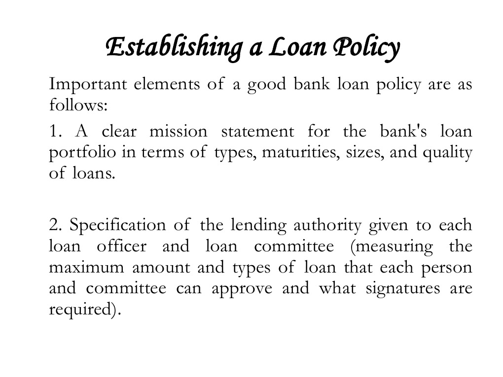 Loan Policy 1 | Download Free PDF | Loans | Credit (Finance)