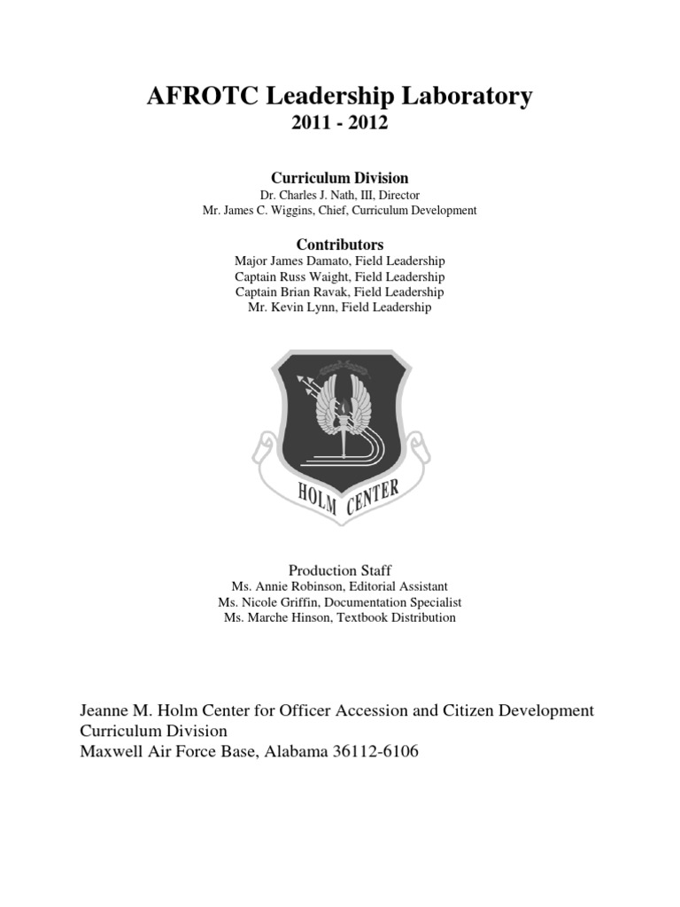 T-508 - 2011 | PDF | Cadet | Lesson Plan