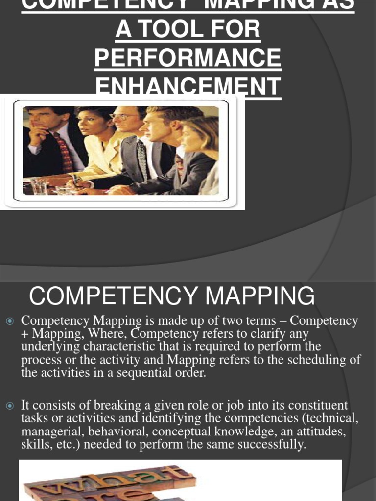 COMPETENCY MAPPING AS A TOOL FOR PERFORMANCE ENHANCEMENT (Ankita Dave H ...