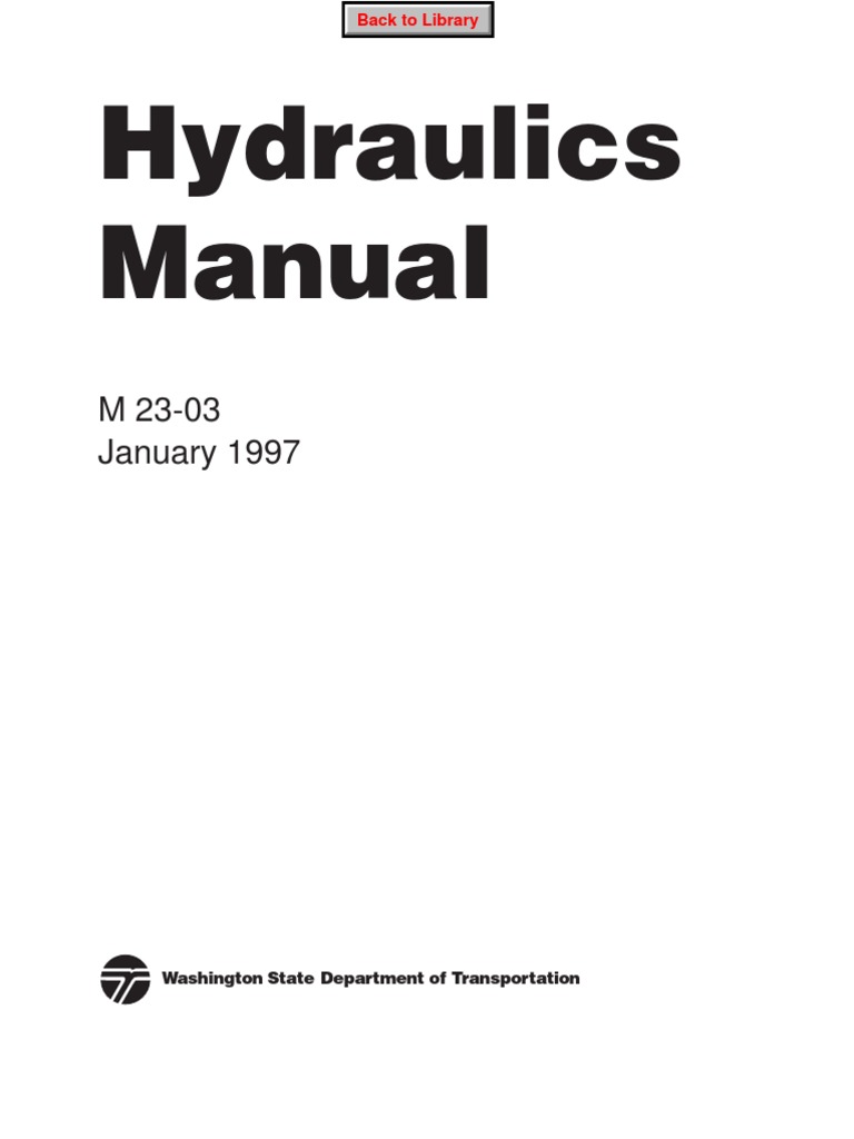 Hydraulics Manual | PDF | Drainage Basin | Flood