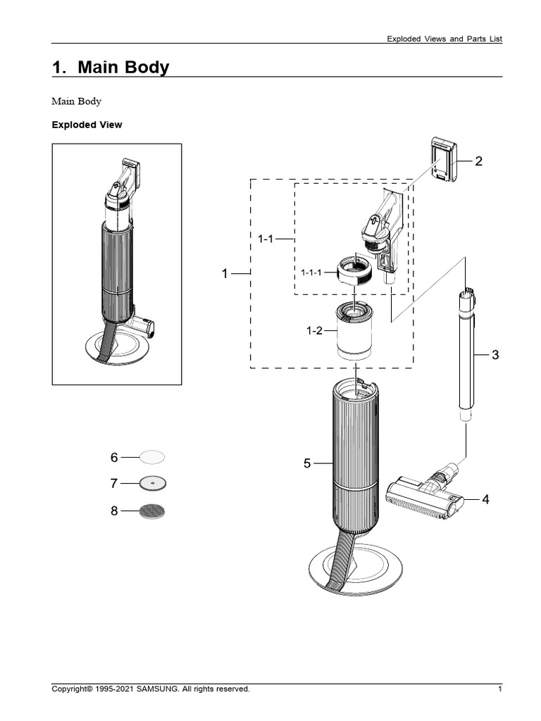 Exploded View Parts List (Map) | PDF