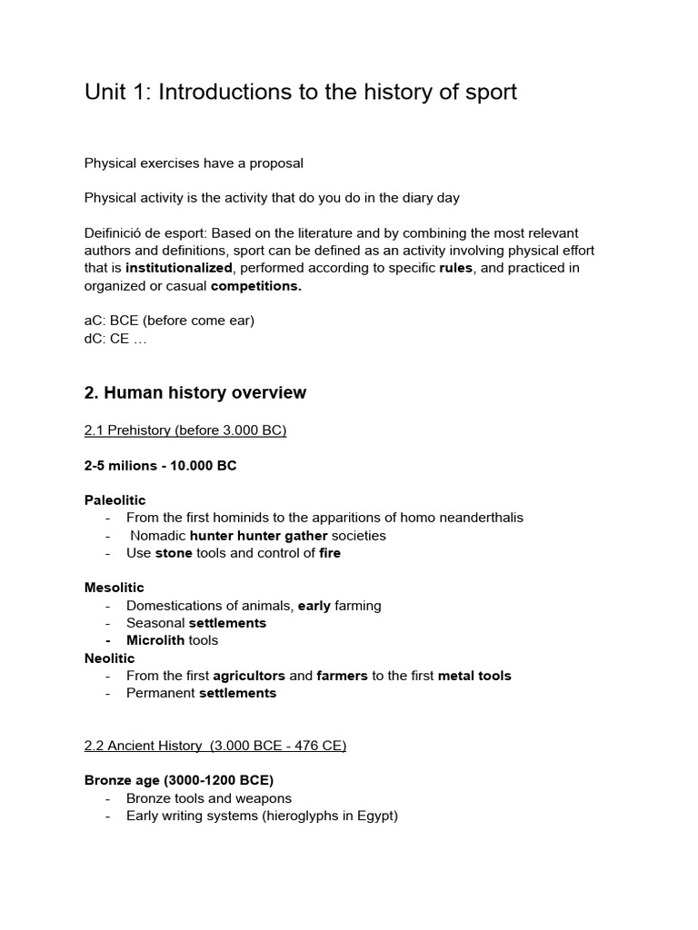 History of Sports | PDF | Paralympic Games