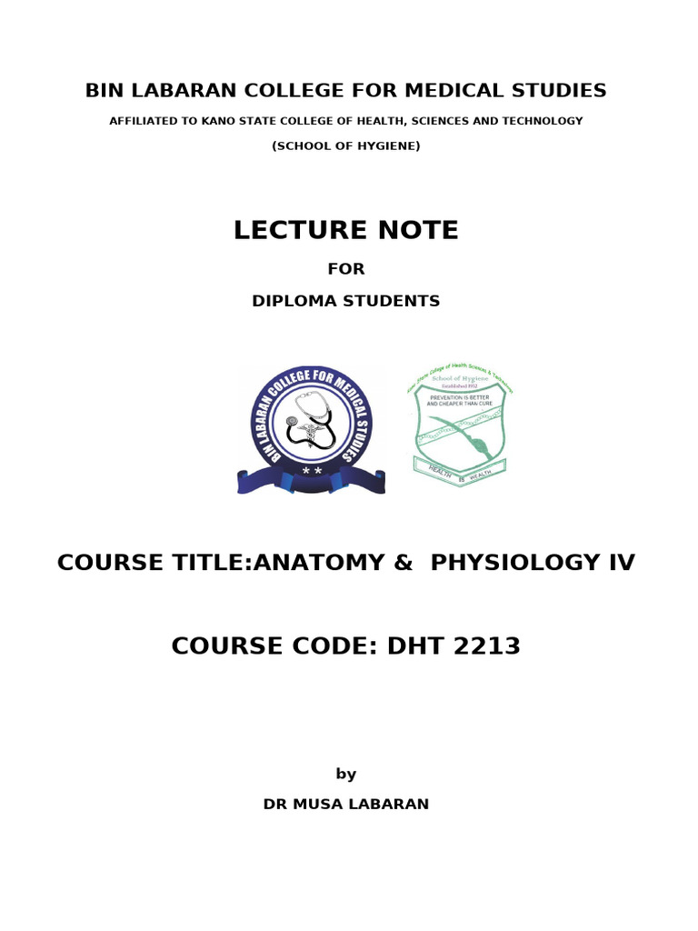 Anatomy & Physiology IV | PDF | Kidney | Urinary System