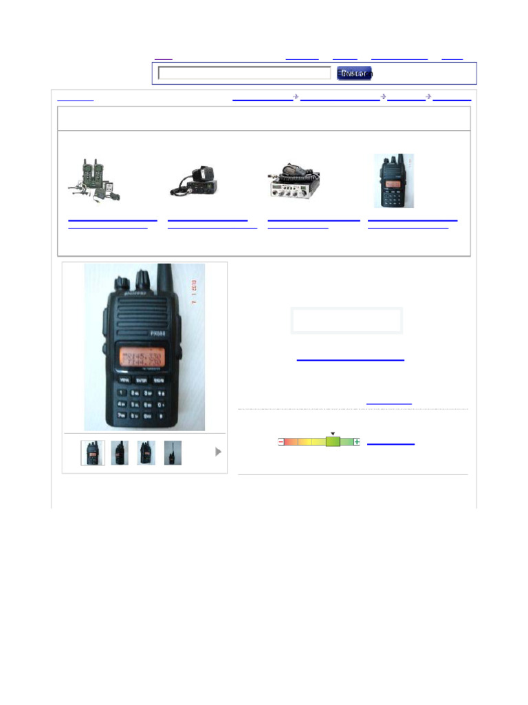 Puxing Portable Px-888 | PDF | Radio