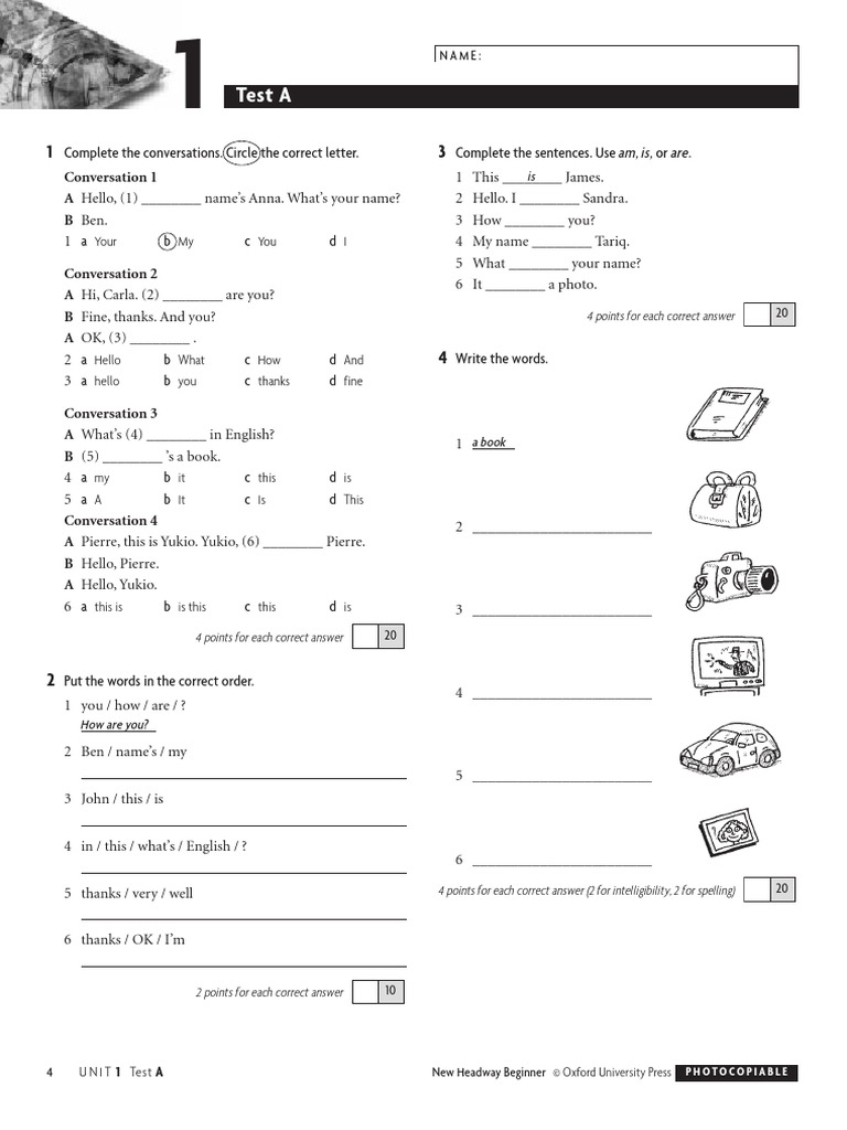 Test 1-2-3 Beginner | PDF | Telephony | Telecommunications