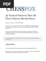 56 Essential Chess Tactics List | PDF | Traditional Games | Board Games