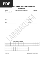 Kcse 2023 Math P1 MS | PDF