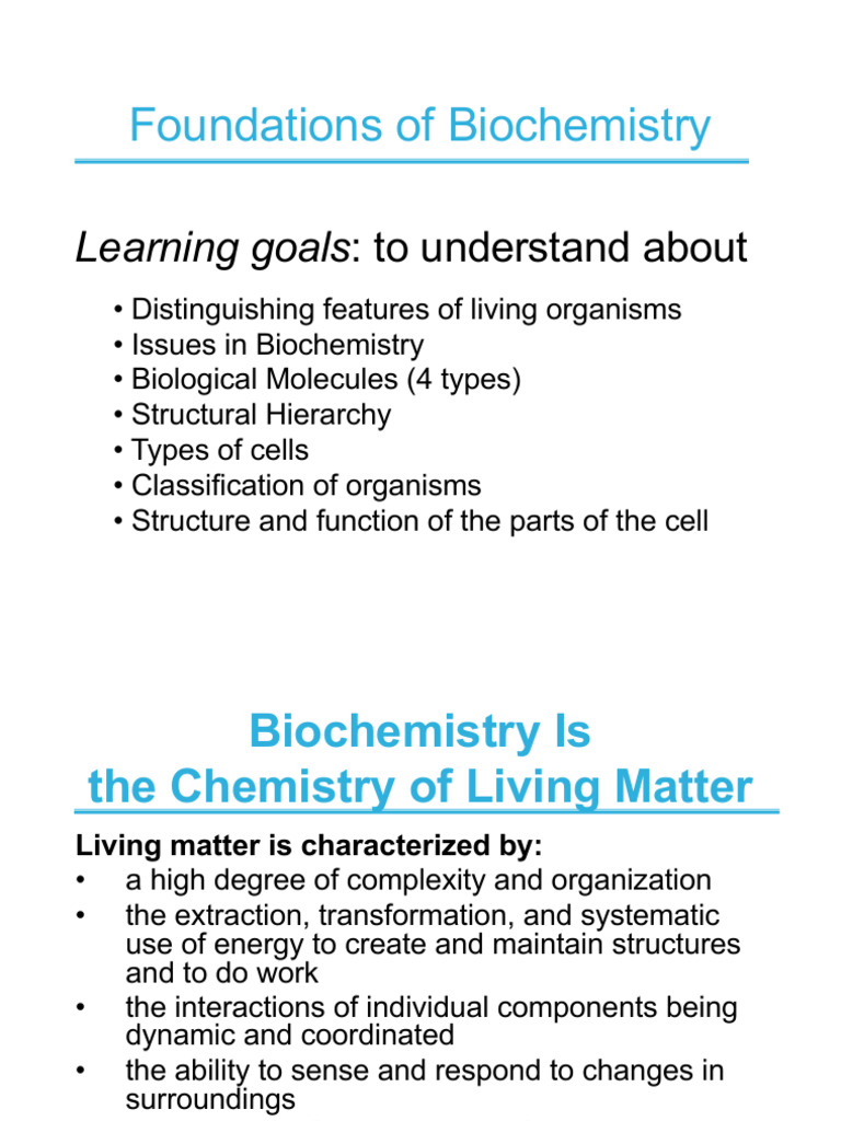 CHE 217 Introduction To Biochemistry - Without Audio | PDF | Cell ...