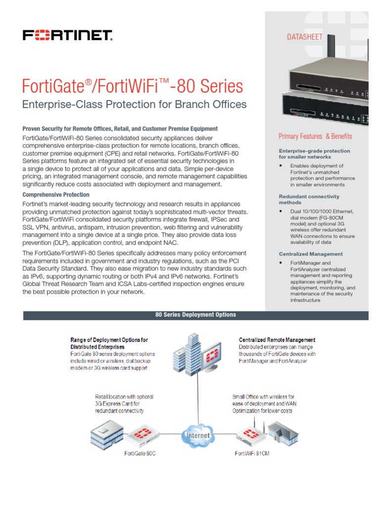FG80 Series | PDF | Transport Layer Security | Computer Network