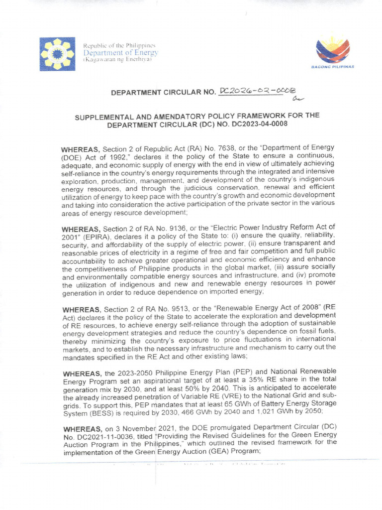 DC2026-02-0008 Supplemental and Amendatory Policy Framework For The ...
