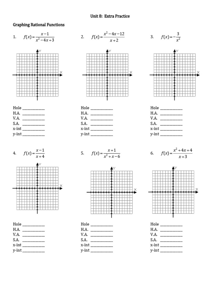 Unit 8 - Extra Practice | PDF | Mathematics