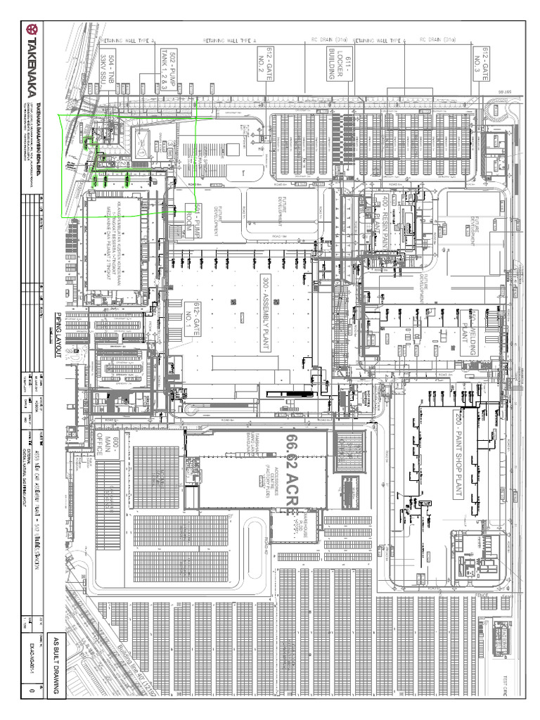 Ex Ad NG 001 1 Overall Gas Piping Layout | PDF