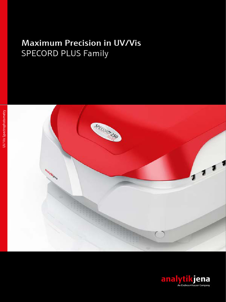 BR Specord Plus en | PDF | Ultraviolet–Visible Spectroscopy ...