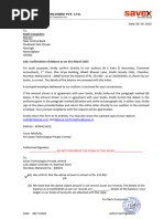 Related Party Balance Confirmation Request | PDF