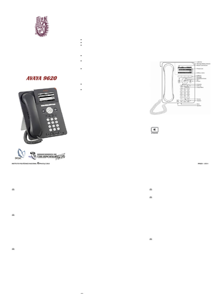 Guia Rapida Aparato Telefonico | PDF | Teléfono | Informática