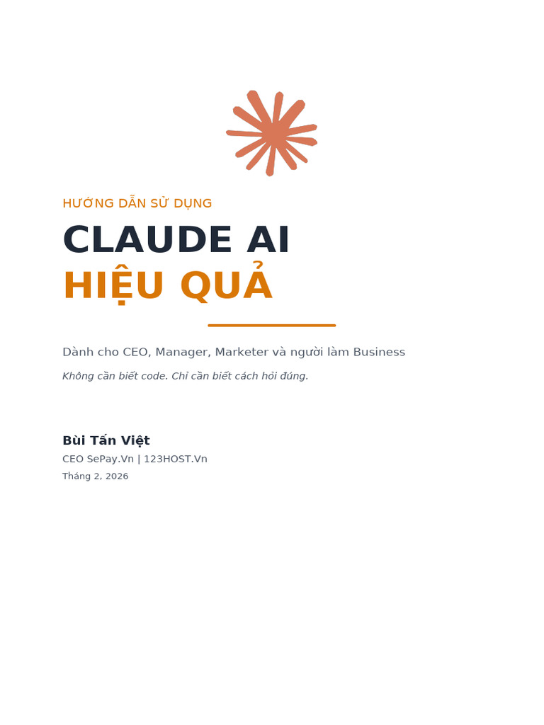 Huong Dan Su Dung Claude AI Hieu Qua v3 | PDF
