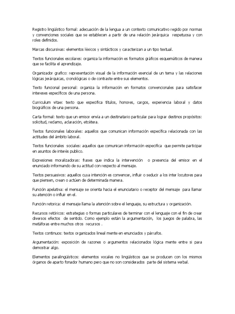 Registro lingüístico formal | Ensayos | Palabra