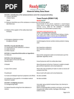 Johnson's Baby Powder Safety Data Sheet | PDF | Personal Protective ...