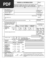 MEDIF Form for Emirates Travel | PDF | Flight Attendant | Medical Diagnosis