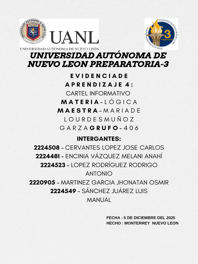 Equipo 2 Evi 4 Logica.pdf | PDF