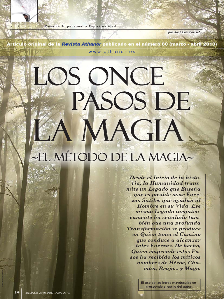 Los 11 Pasos de La Magia Jose Luis Paris | PDF | Mente | Universo