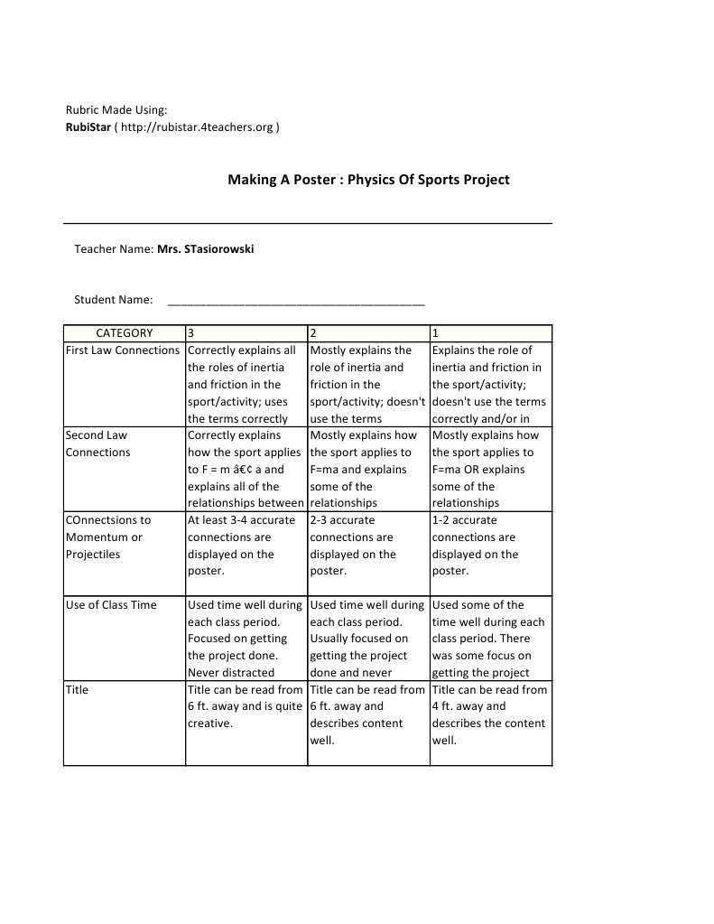 Rubric Sports | PDF | Graphics | Force