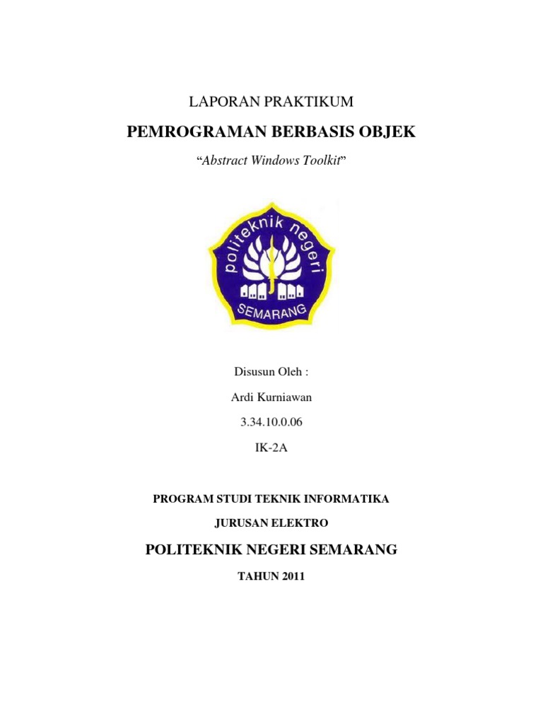 BAB 6 - Abstract Windows Toolkit | PDF